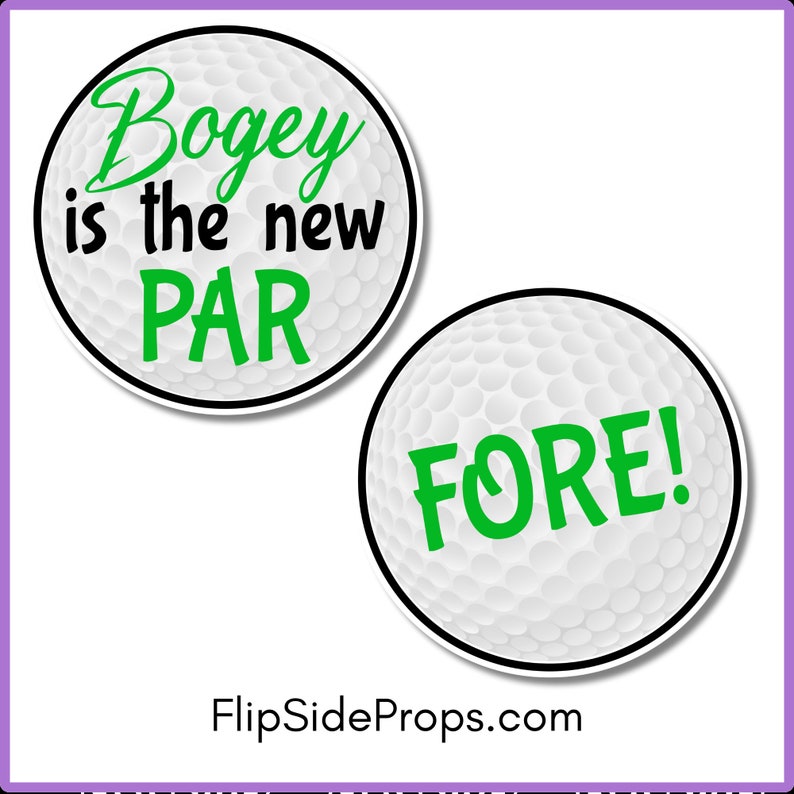 Golf Photo Booth Props | Photobooth Props | PVC Photobooth Props ...