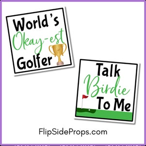 Golf Photo Booth Props | Photobooth Props | PVC Photobooth Props ...
