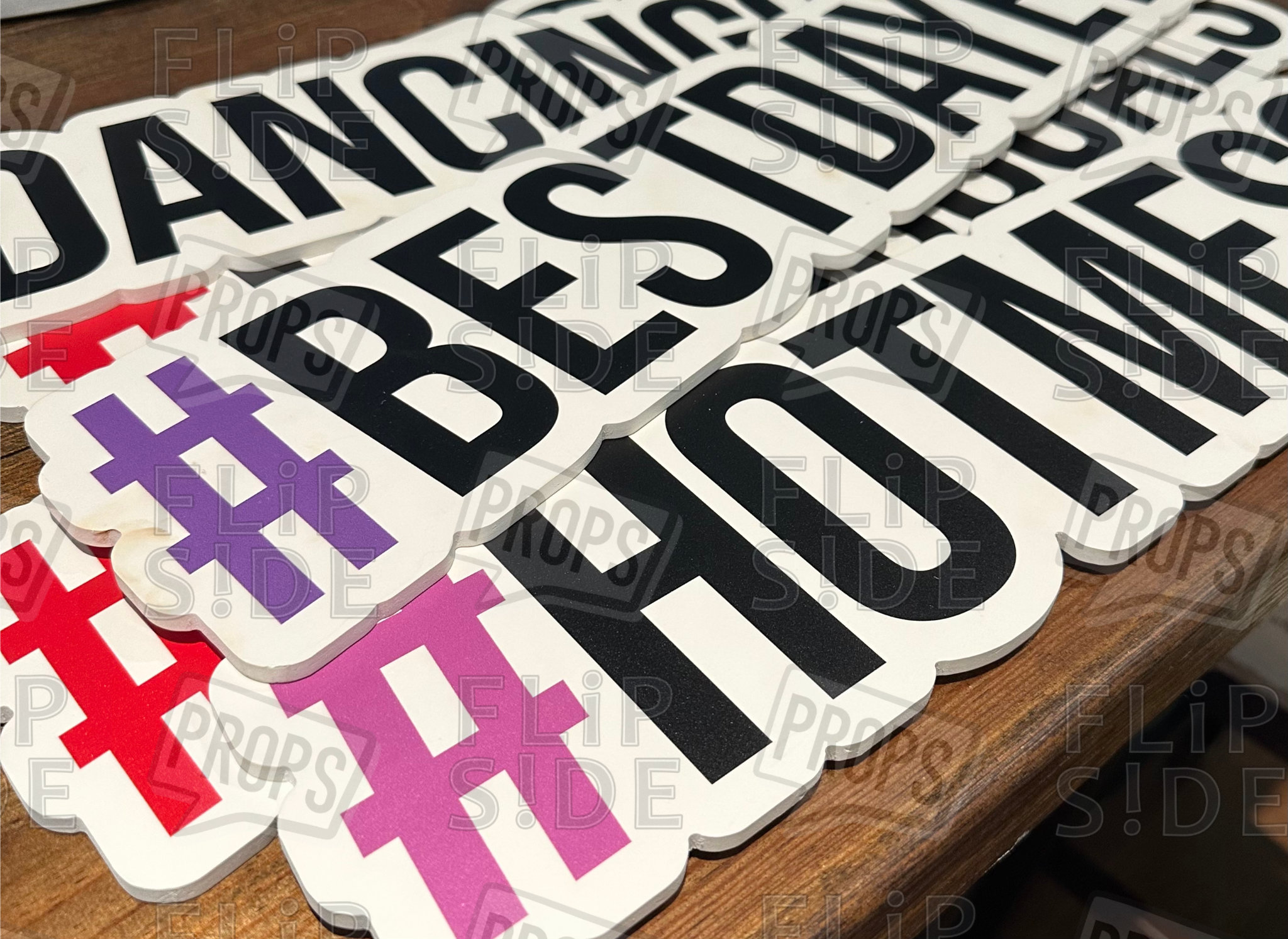 Photo Booth Props PVC Photo Booth Props Hashtag Props - Etsy