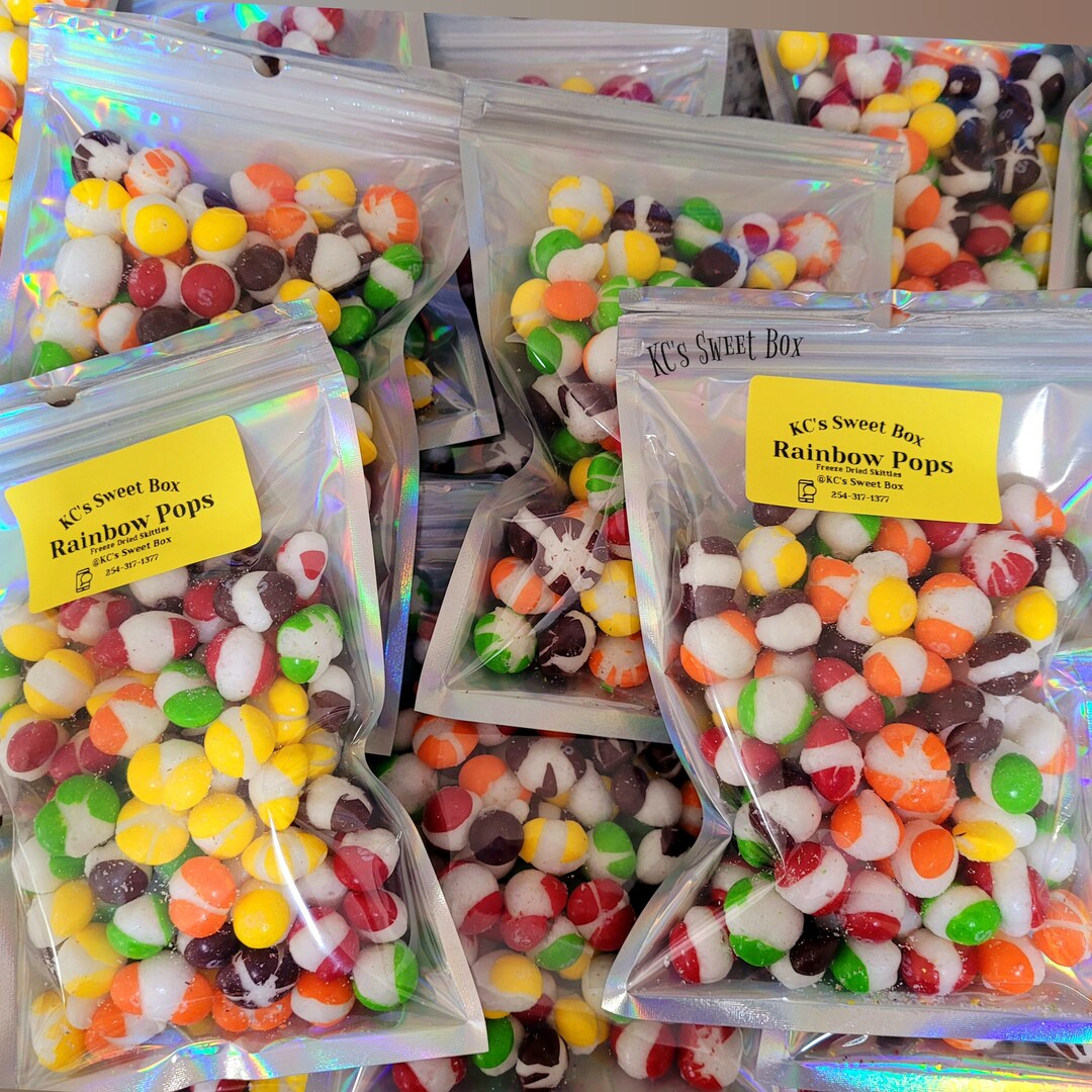 Freeze Dried Rainbow Pops- Puffy, Crunchy, and Amazingly Flavorful ...