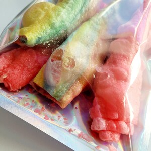 Freeze Dried Fruit Rods, 4 Crunchy, Crispy and Fruit Pieces per Bag ...