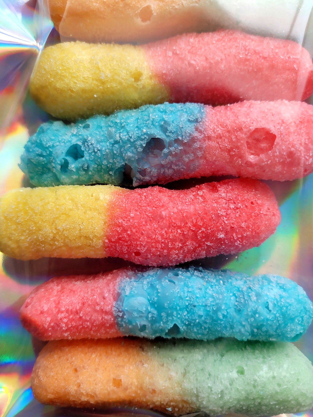 Freeze Dried Super Crunchy Sour Worms Aka Sour Wigglers - Etsy
