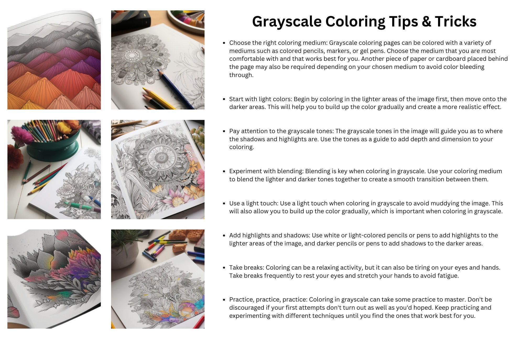 Spooky Spectacles - 25 Printable Haunting Halloween Grayscale Coloring ...