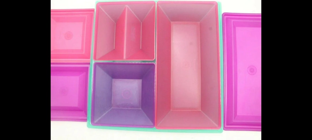 Tupperware Get Togethers Buffet Tray & 3 Serving Containers W/lids Rare ...