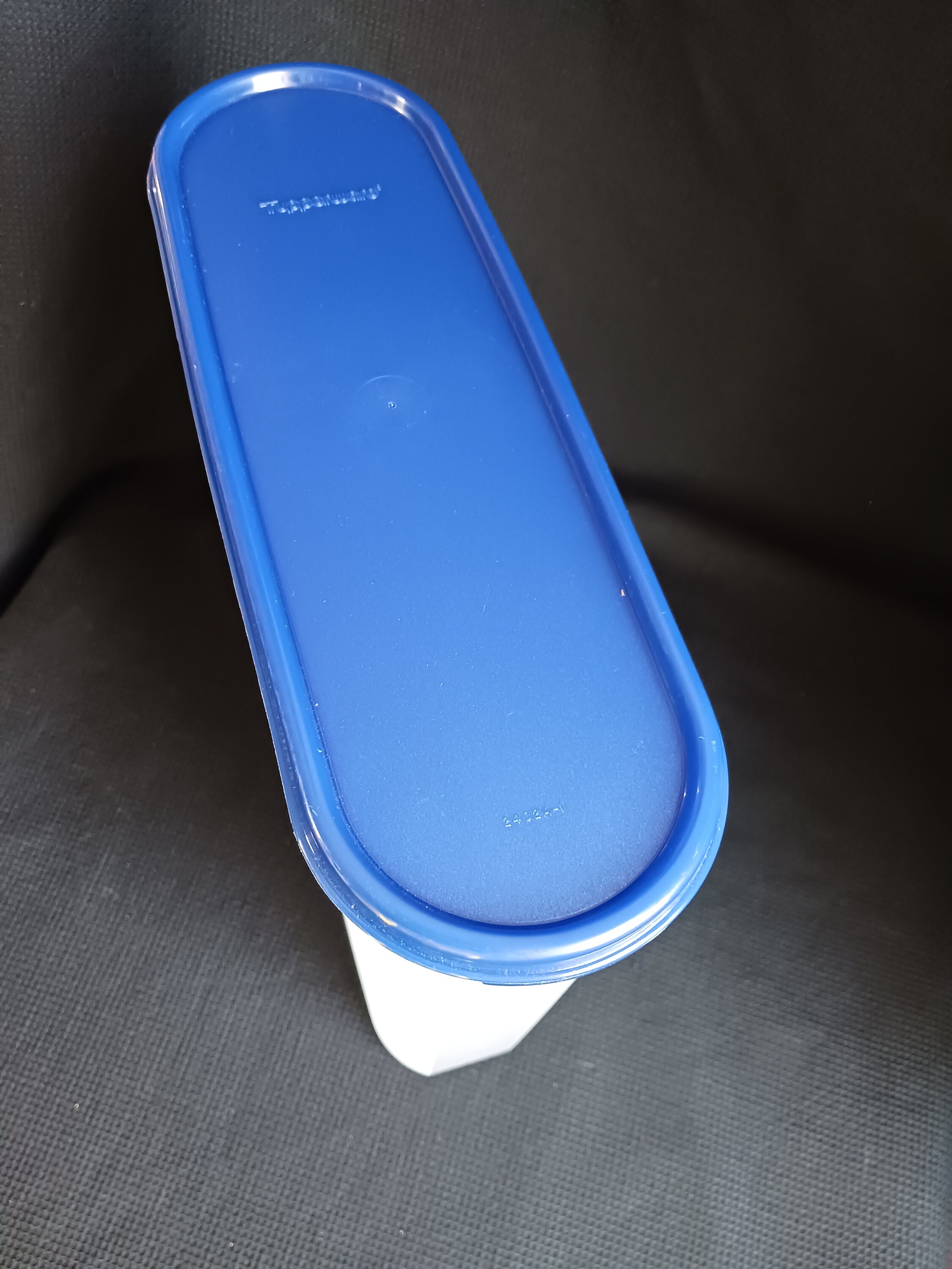 Vintage Tupperware Modular Mates 5L Long Oval Container With Blue Lid ...