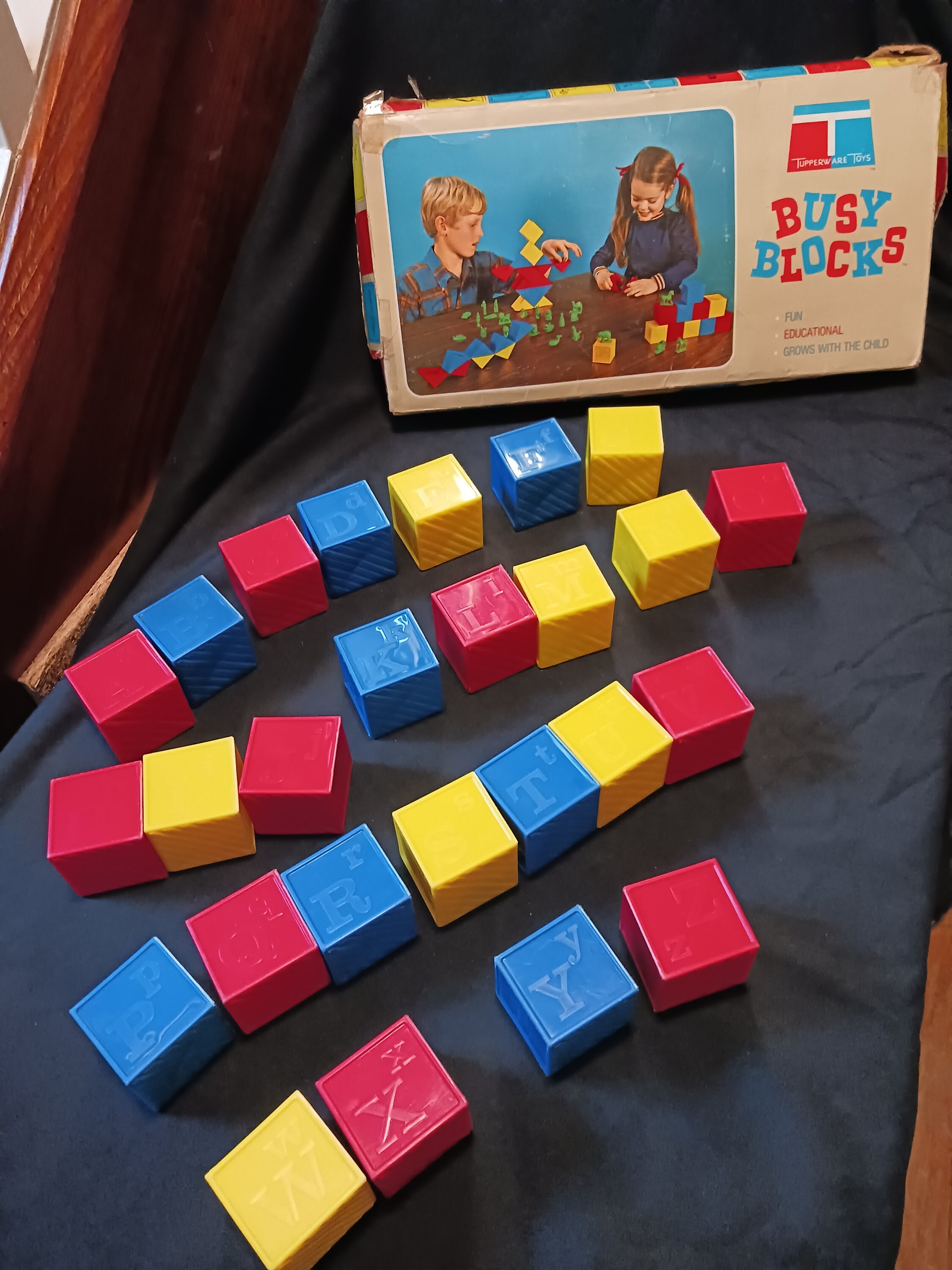 1971 Vintage Tupperware Toys Busy Blocks - Etsy