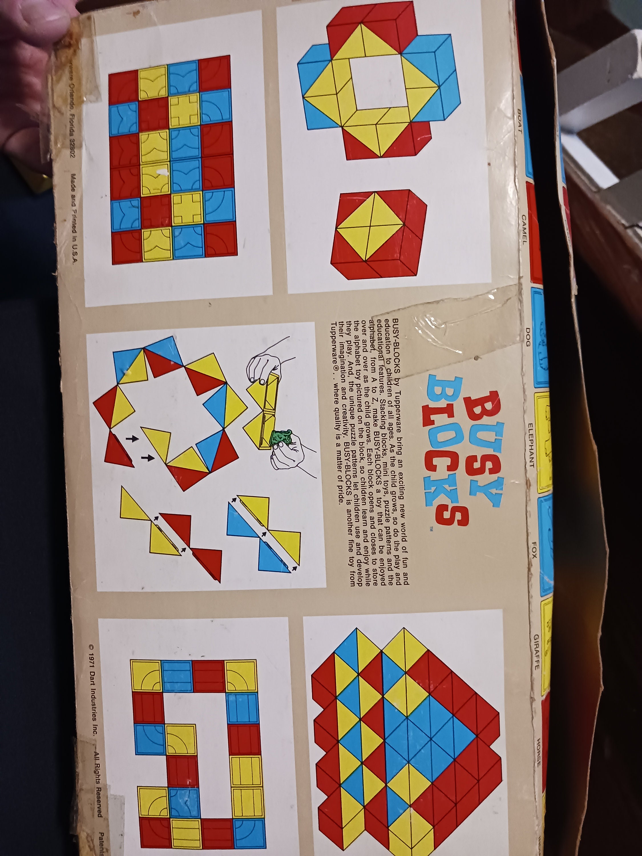 1971 Vintage Tupperware Toys Busy Blocks - Etsy