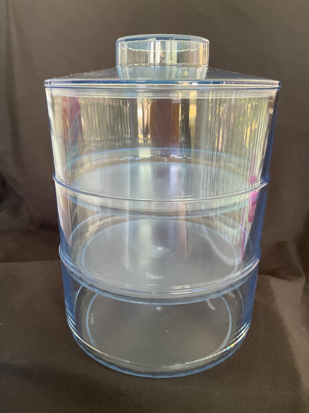 Brand New Tupperware Preludio Acrylic Blue Stackable Candy Dish - Etsy