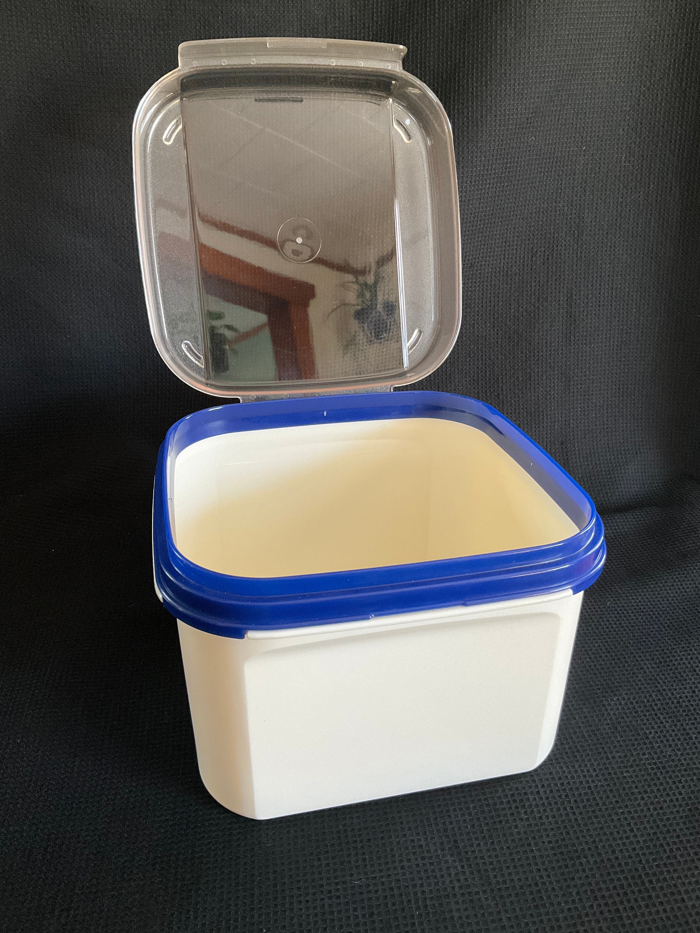 Tupperware Modular Mates 2 Container With Blue ‘bakers Delight’ Hinged ...