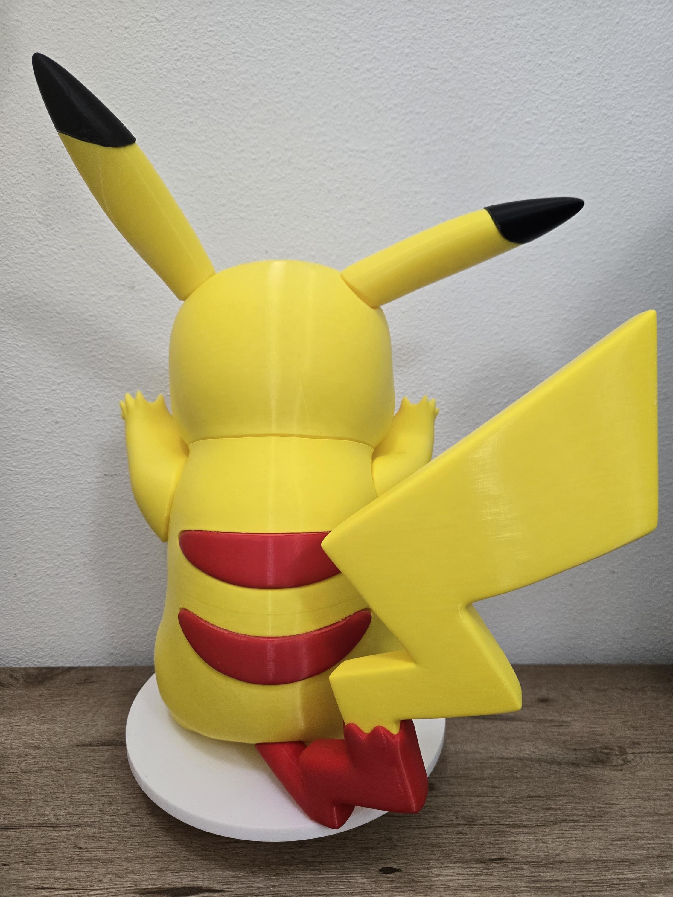 Lifesize 3D Printed Pikachu – Fully Assembled & Ready to Spark Joy! - Etsy