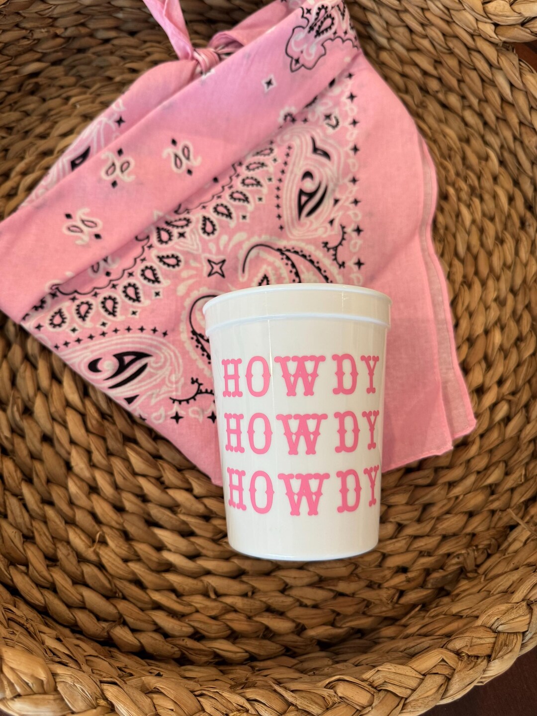 Plastic Cups - Howdy Cups - Western Cups - Party Favors - Bachelorette ...