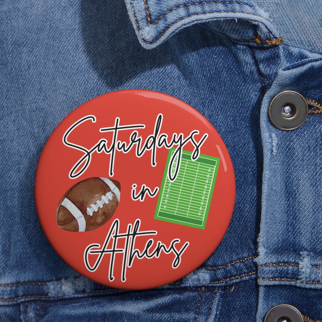 UGA Game Day Button - University of Georgia Button - 3 Inch Pin Back ...