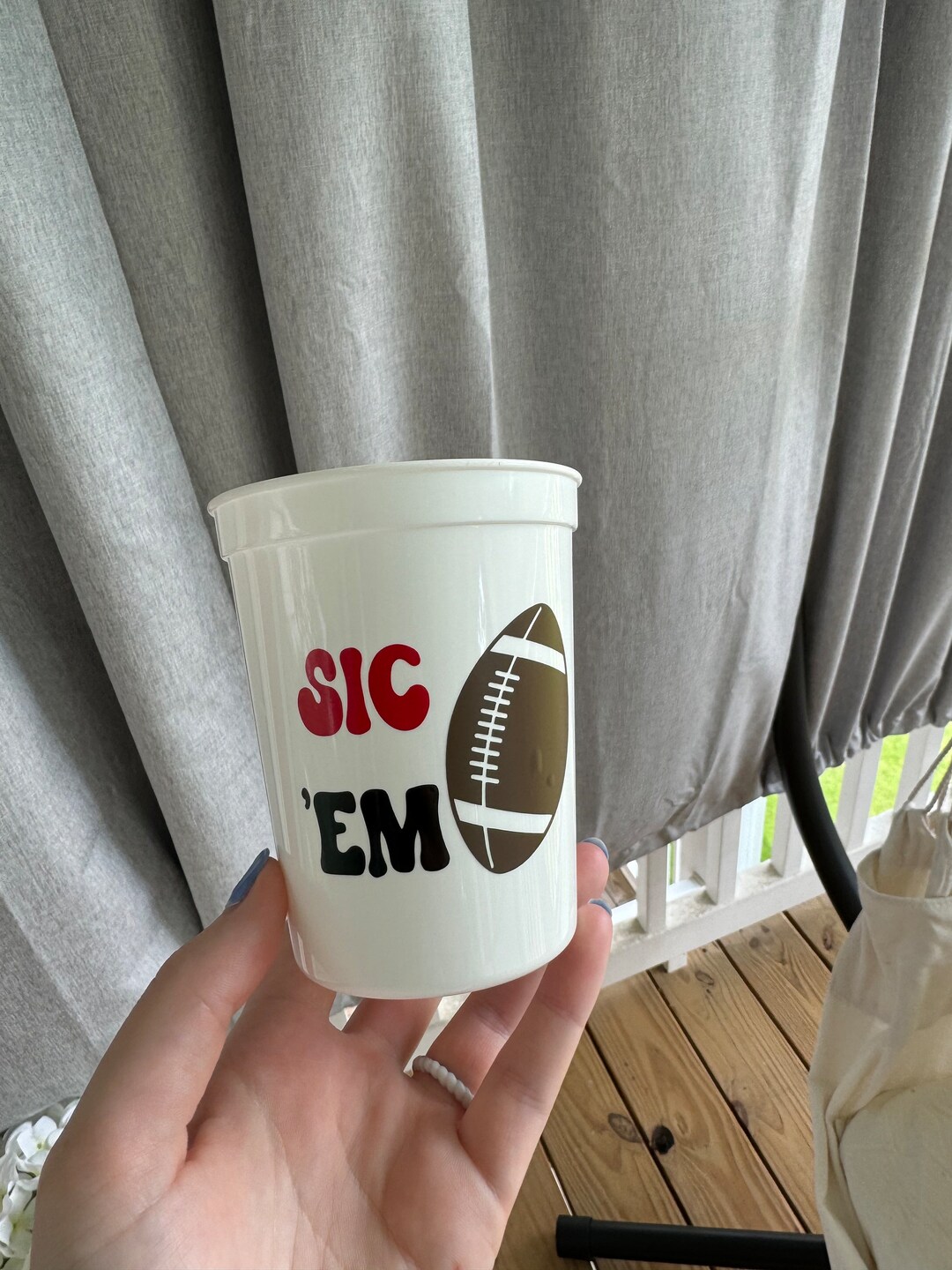 UGA Football Cups - University of Georgia Stadium Cups - Go Dawgs - Sic ...