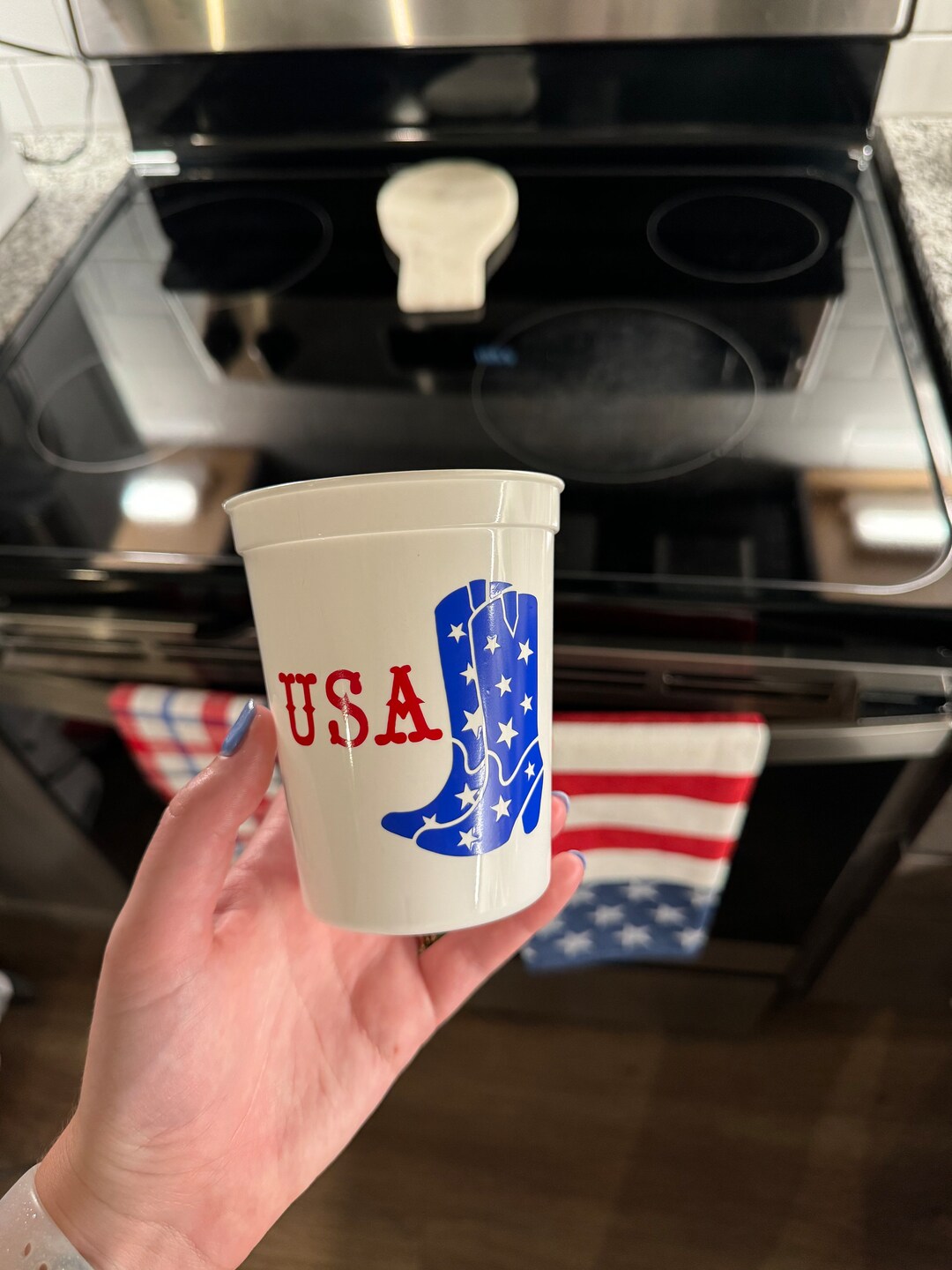 July 4th Cups - USA Cups - Fourth of July Party Cups - America Cups - Etsy