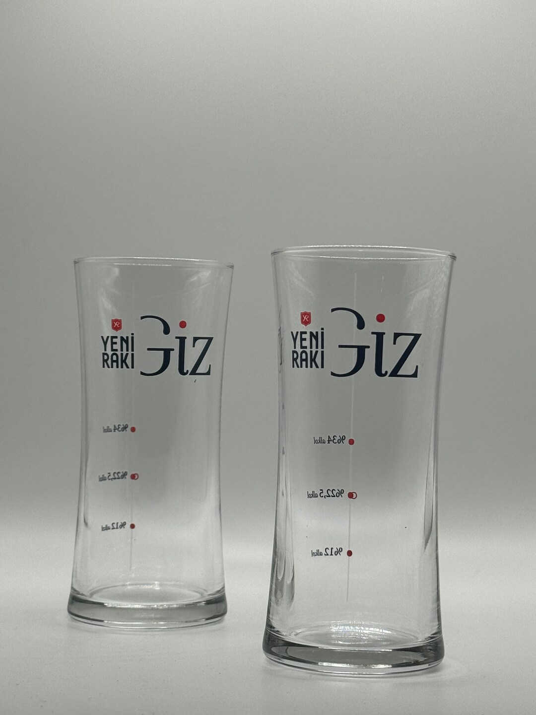 Rare Yeni Raki Giz Glasses Set of 2 - Etsy