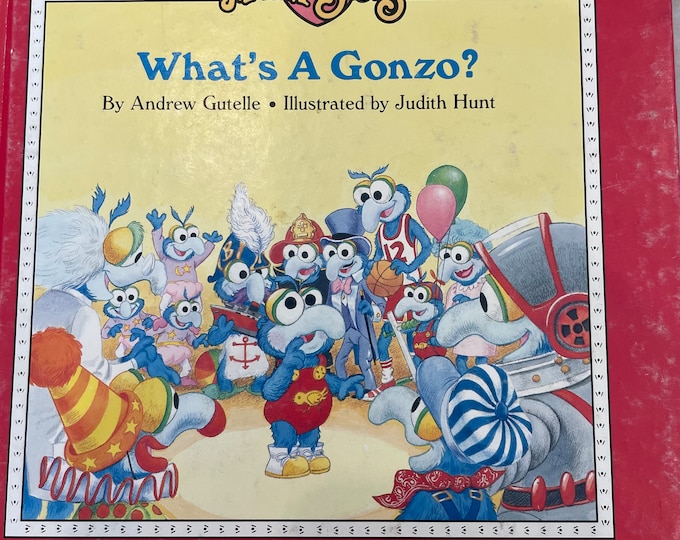 Vintage Children's Book: What's a Gonzo? Muppets! - Etsy