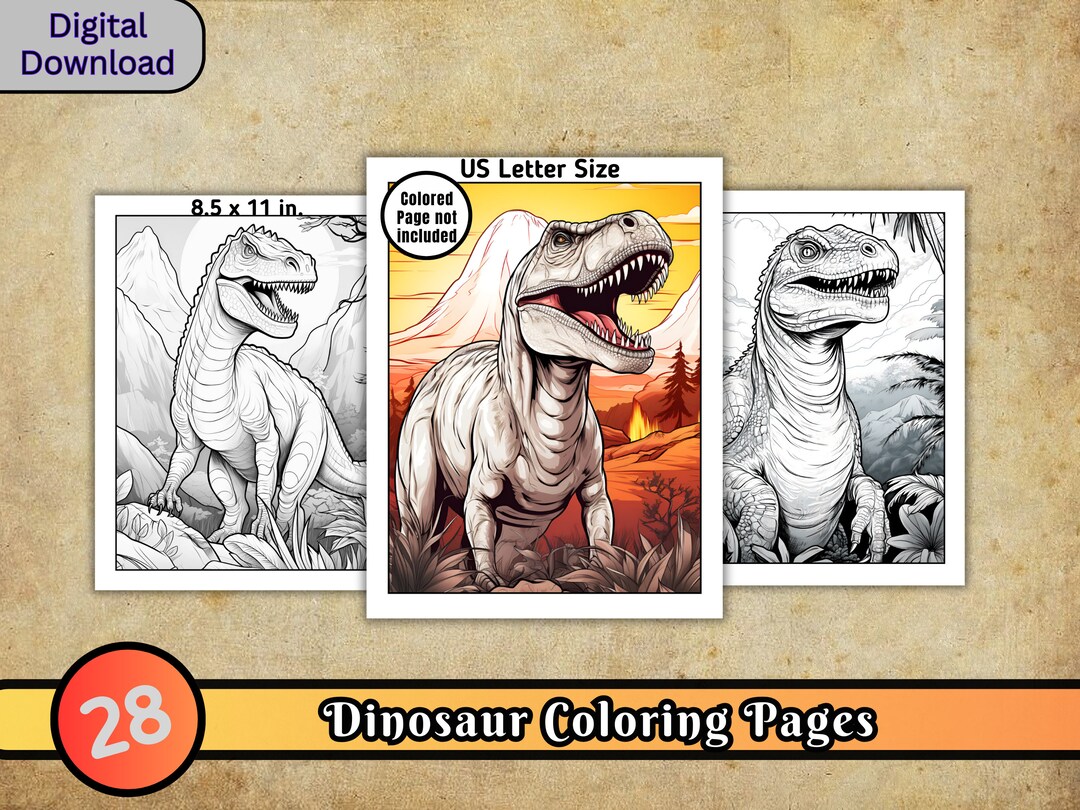28 Dinosaur Coloring Pages, Printable Dinosaur Coloring Pages for ...