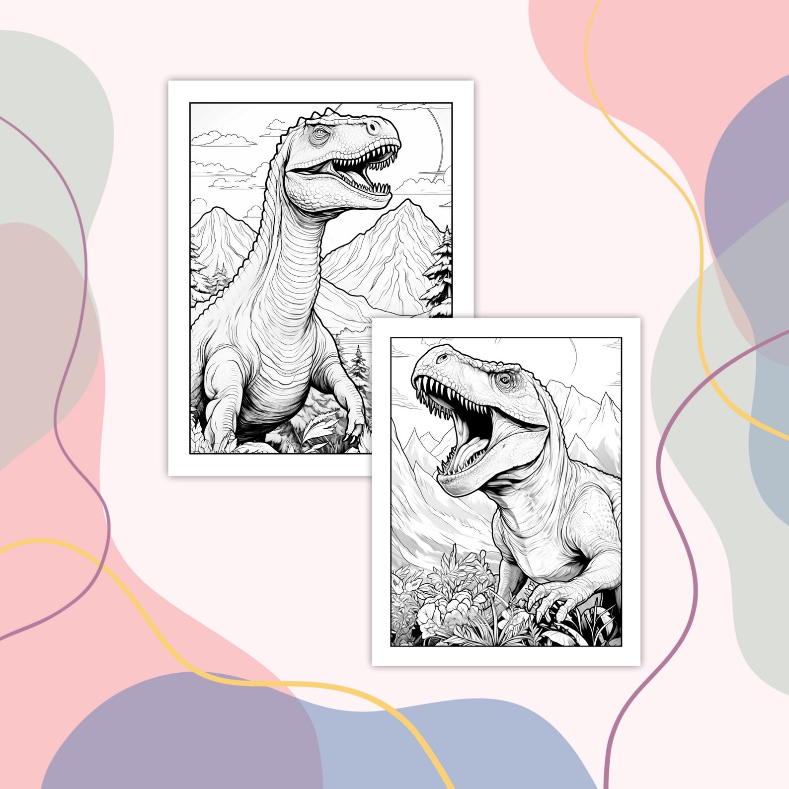 28 Dinosaur Coloring Pages, Printable Dinosaur Coloring Pages for ...