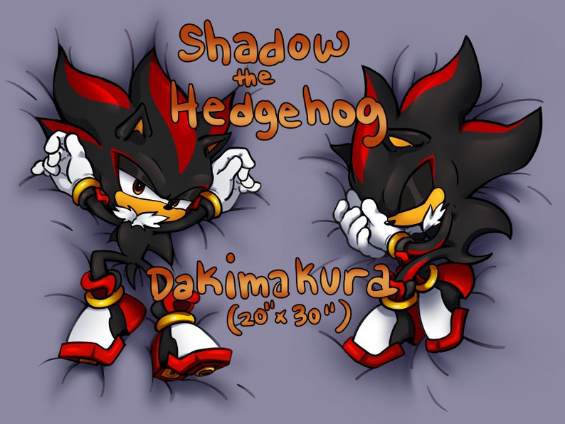 Shadowy Ultimate Lifeform the Hedgehog Dakimakura Pillow Cover - Etsy