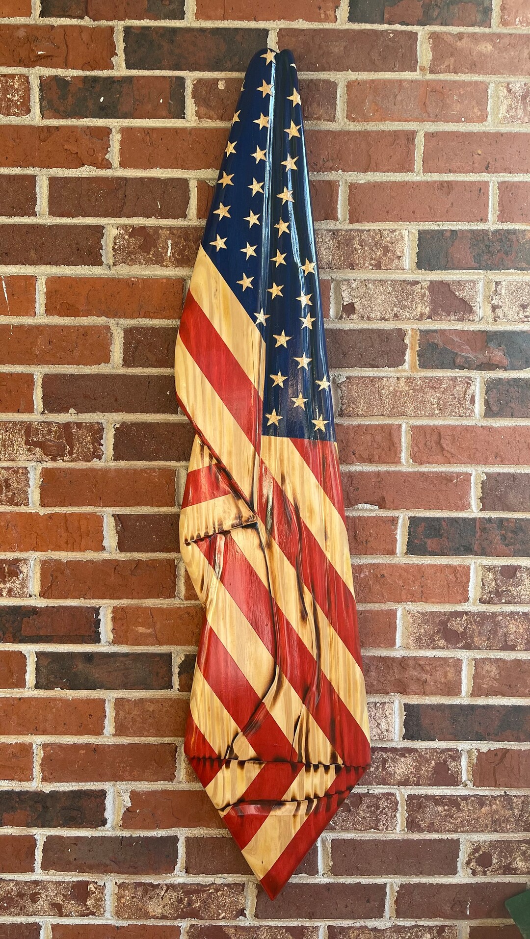 Hanging American Flag - Etsy