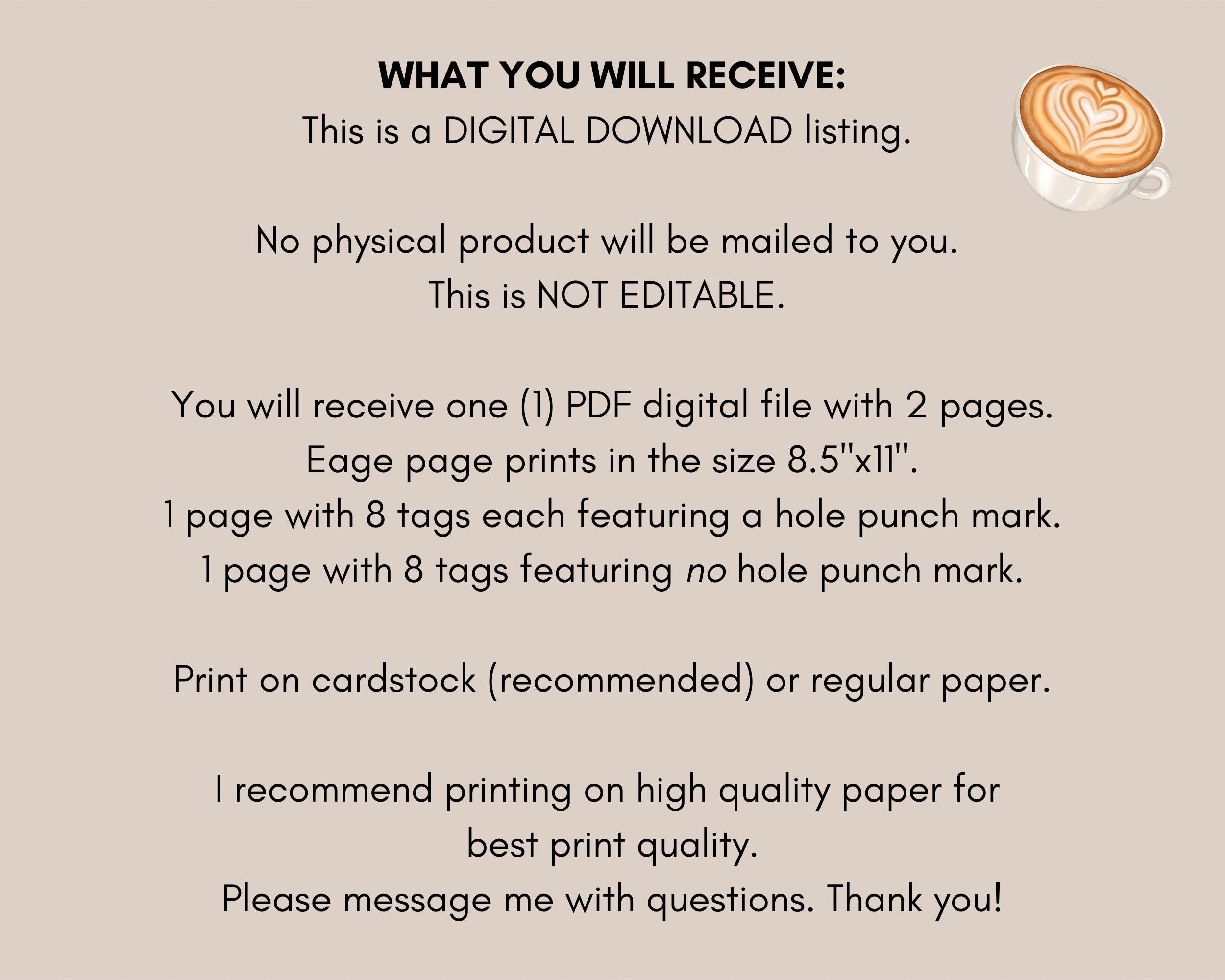 Printable Welcome Back to the Grind Tags, Back to School Teacher ...