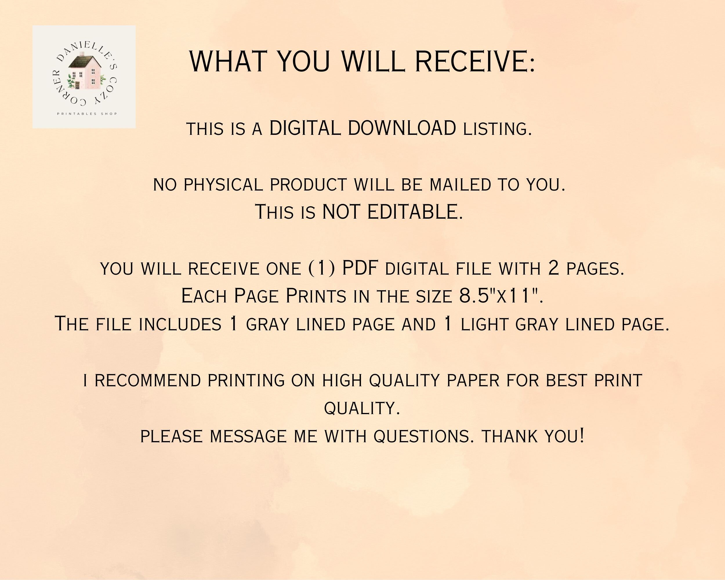 Christmas Winter Printable Stationery Paper, Hot Cocoa Gingerbread ...