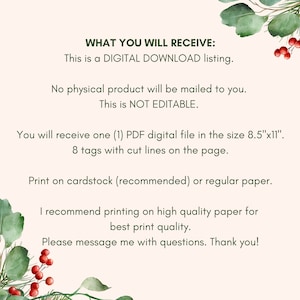 Printable Christmas Nativity Scene Gift Tags, Christian Religious ...