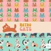 Cute Retro Cat Seamless Digital Paper Scrapbook Paper Cat Printable ...