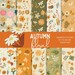 AUTUMN FLORAL Seamless Patterns Digital Paper Autumn Flowers Scrapbook ...