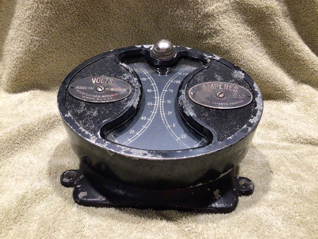 Antique Weston Electrical Instruments Co. Automobile Gauge - Etsy