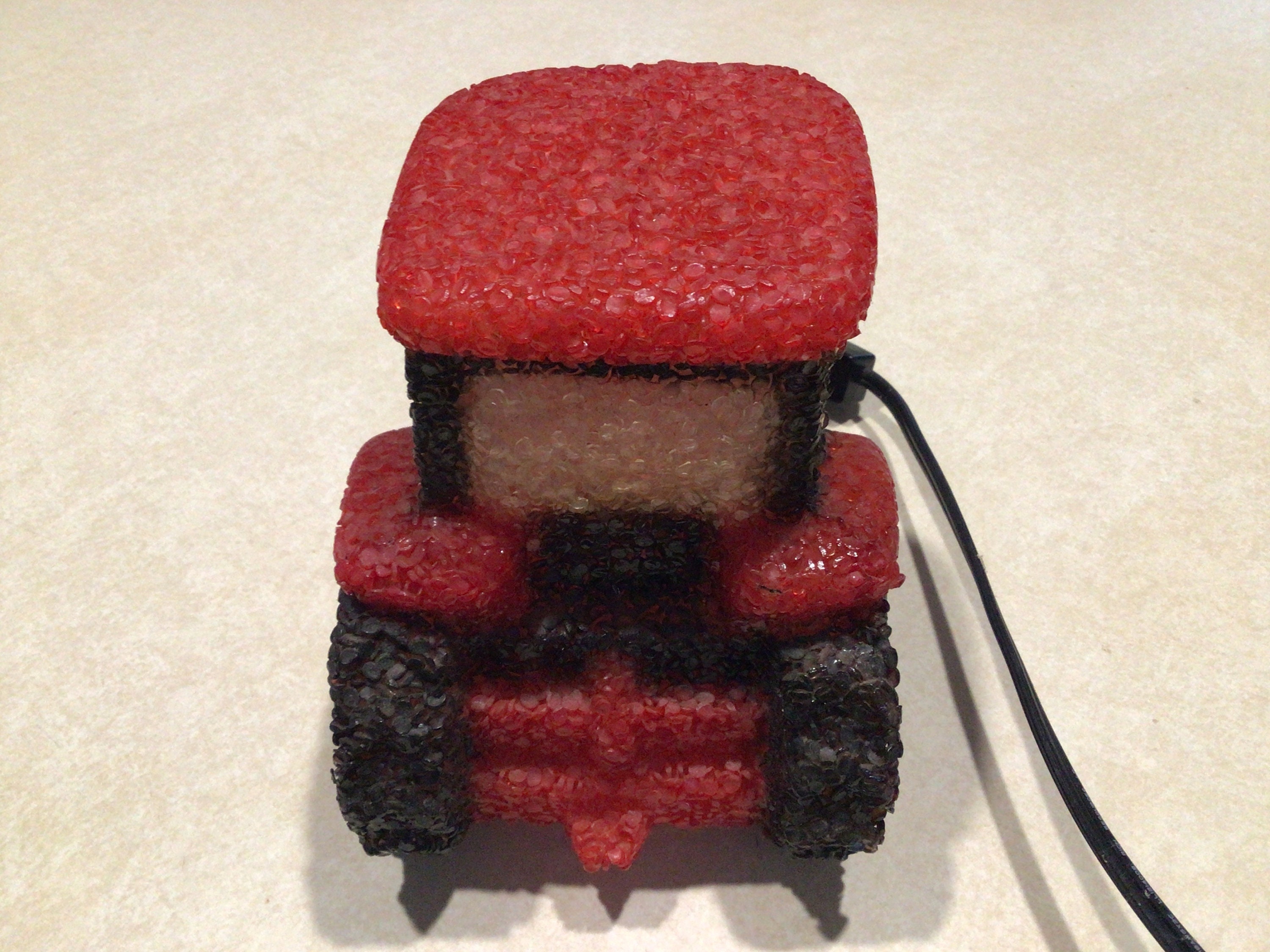 MCM Vintage Popcorn Tractor Lamp - Etsy