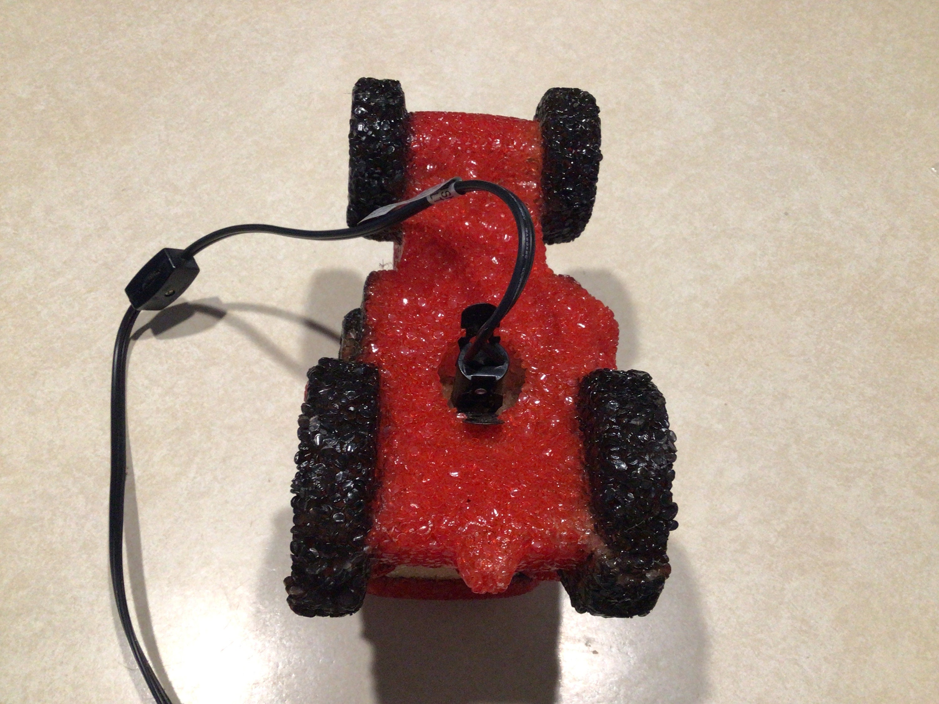 MCM Vintage Popcorn Tractor Lamp - Etsy