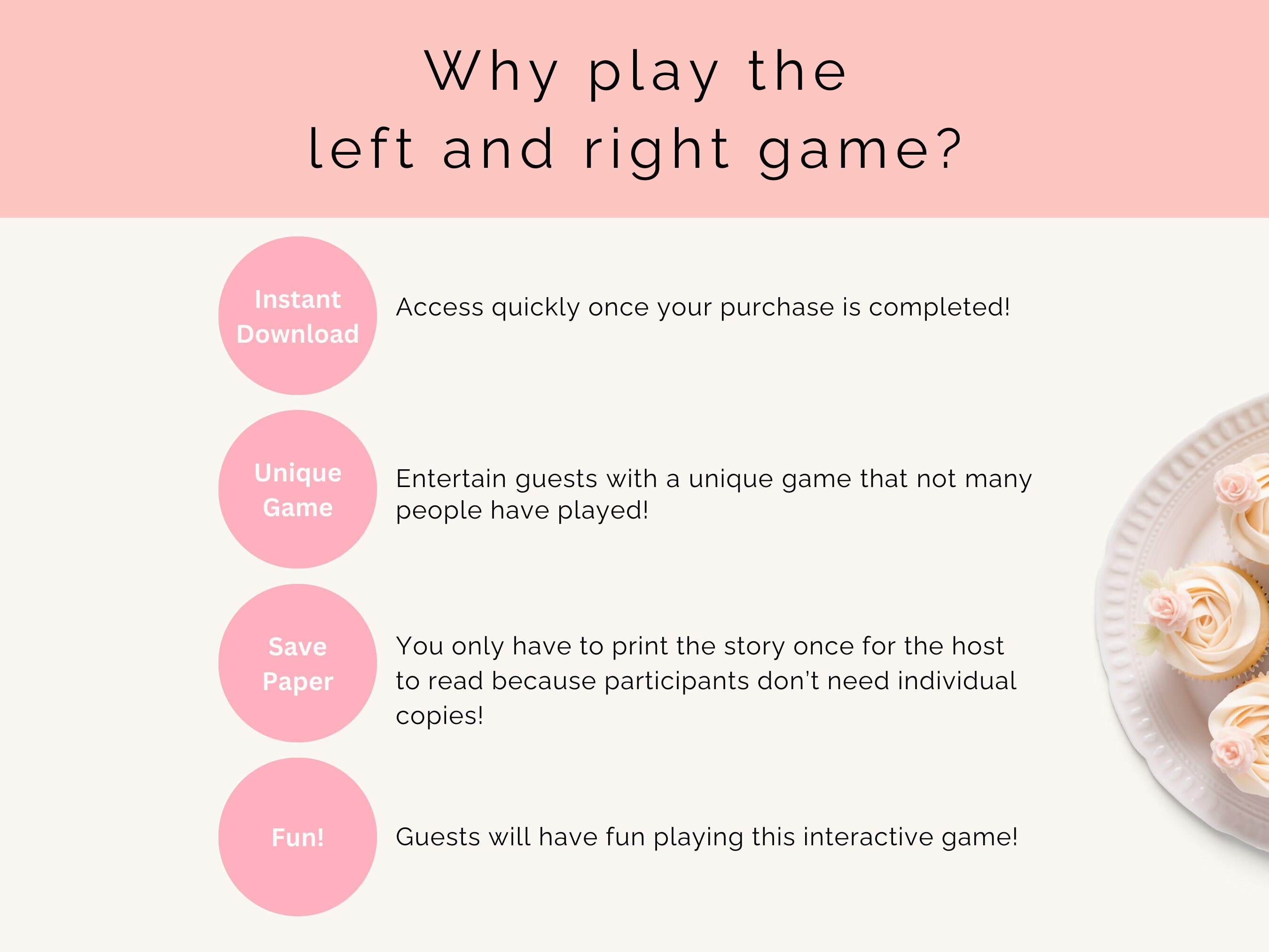 Left Right Game, Right Left Bridal Shower Game, Pass the Prize Bridal ...