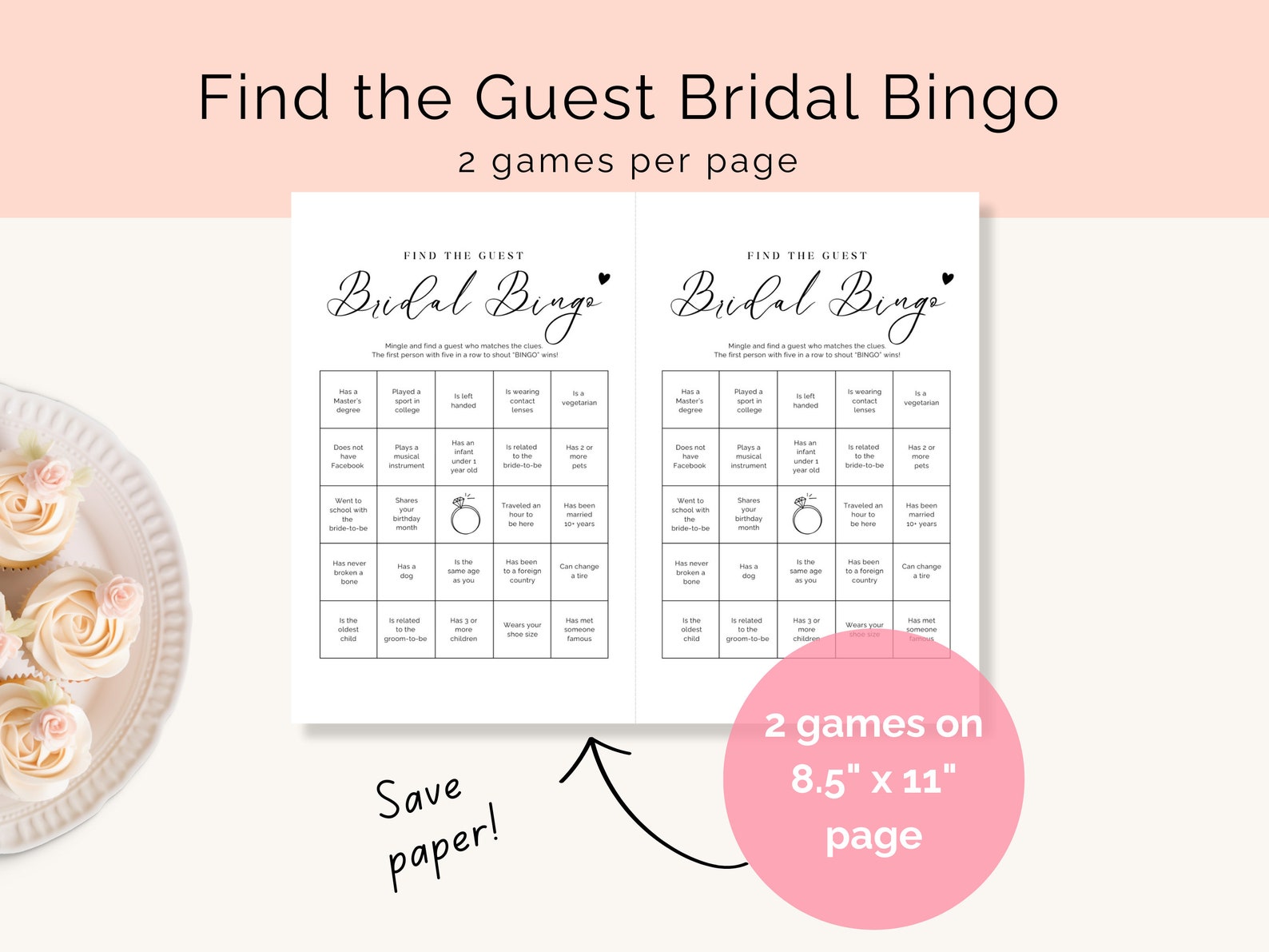 Find the Guest Bingo, Getting to Know You Bingo, Find Someone Who ...