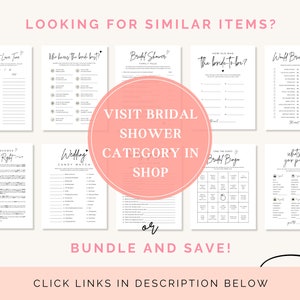 Would She Rather Bridal Game, How Well Do You Know the Bride, Would the ...