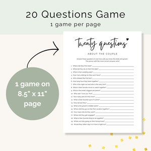 20 Questions About the Couple, Who Knows the Couple Best, Couples ...