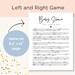Left Right Baby Shower Game, Left Right Story, Co Ed Baby Shower Game ...