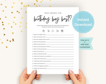 40th Birthday Questionnaire, How Well Do You Know the Birthday Girl ...