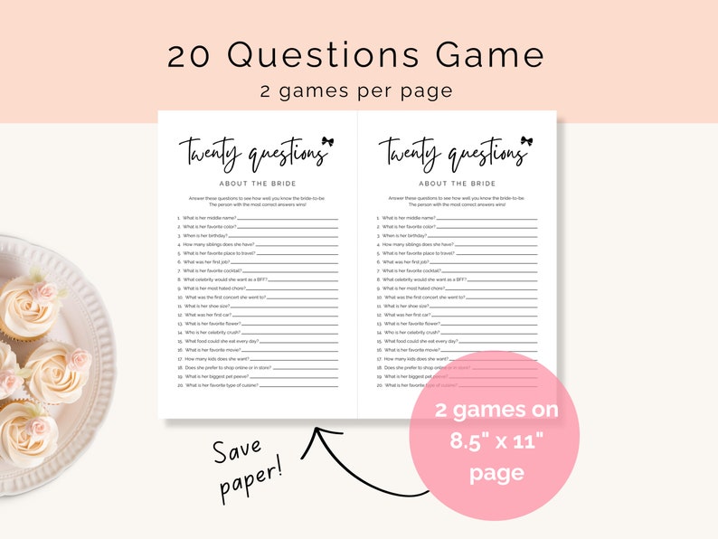 20 Questions About the Bride, How Well Do You Know the Bride, Who Know ...