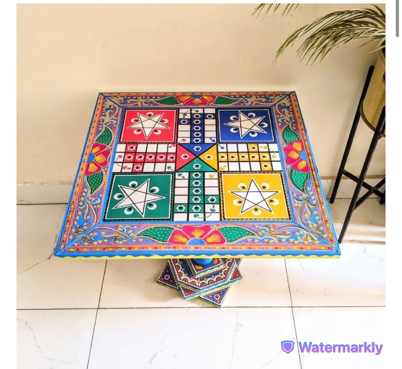 Modern Ludo Table, Family Friends, Game Night , Ludo, Board Game. - Etsy