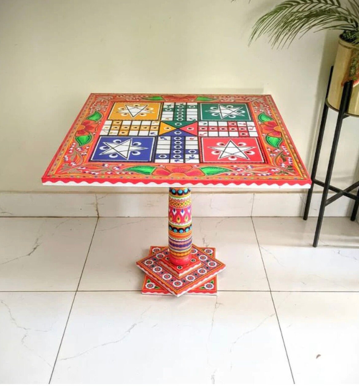Modern Ludo Table, Family Friends, Game Night , Ludo, Board Game. - Etsy
