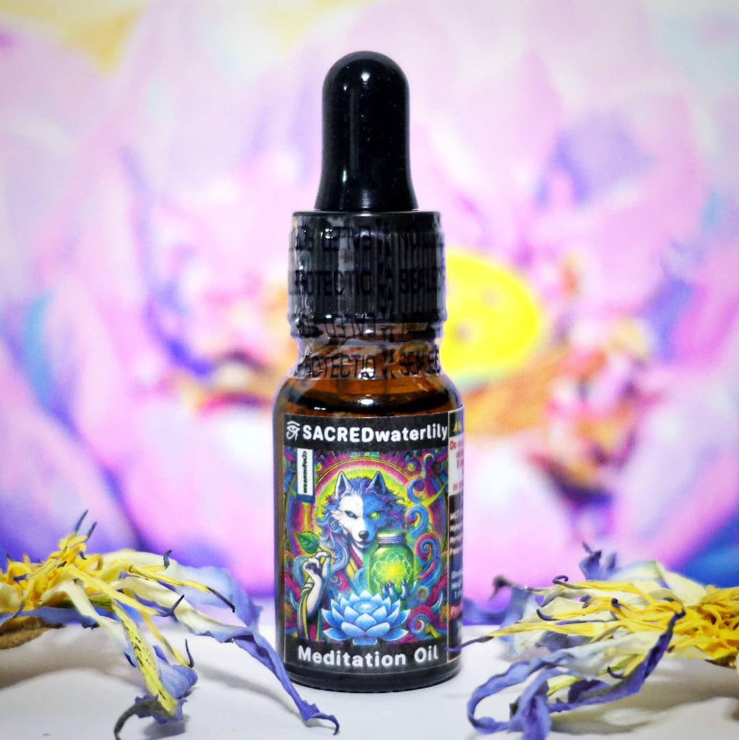 REAL Blue Lotus Meditation Oil : True Nymphaea Caerulea, Sleep & Lucid ...