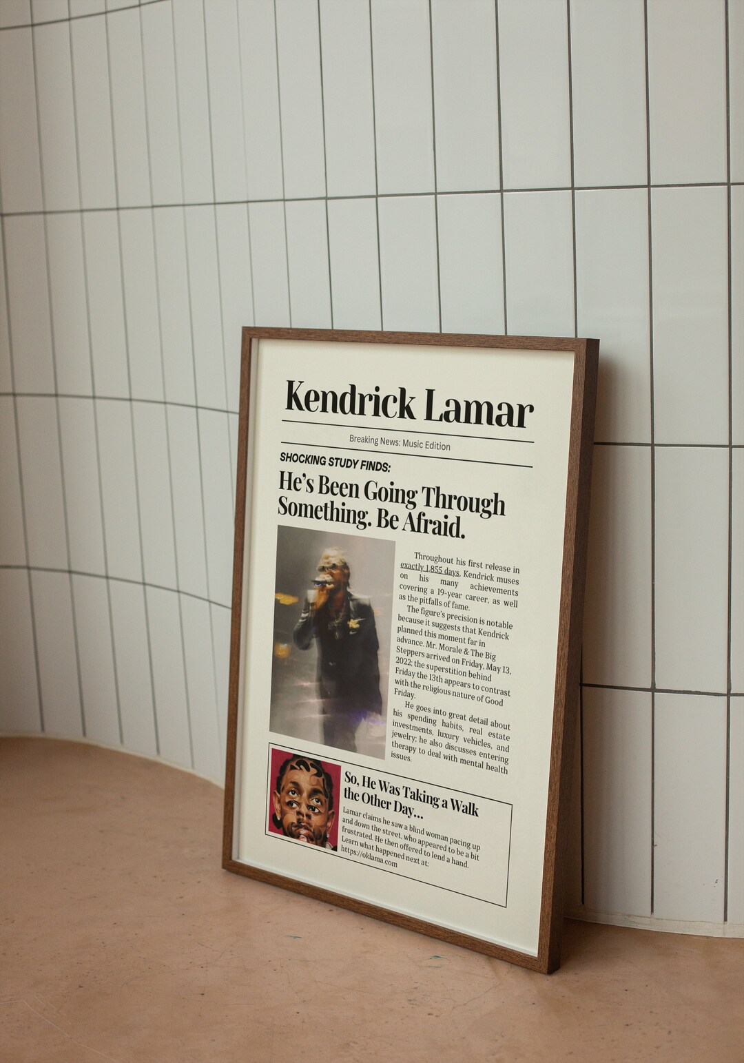 Kendrick Lamar Kendrick Lamar Poster Custom Album Poster - Etsy