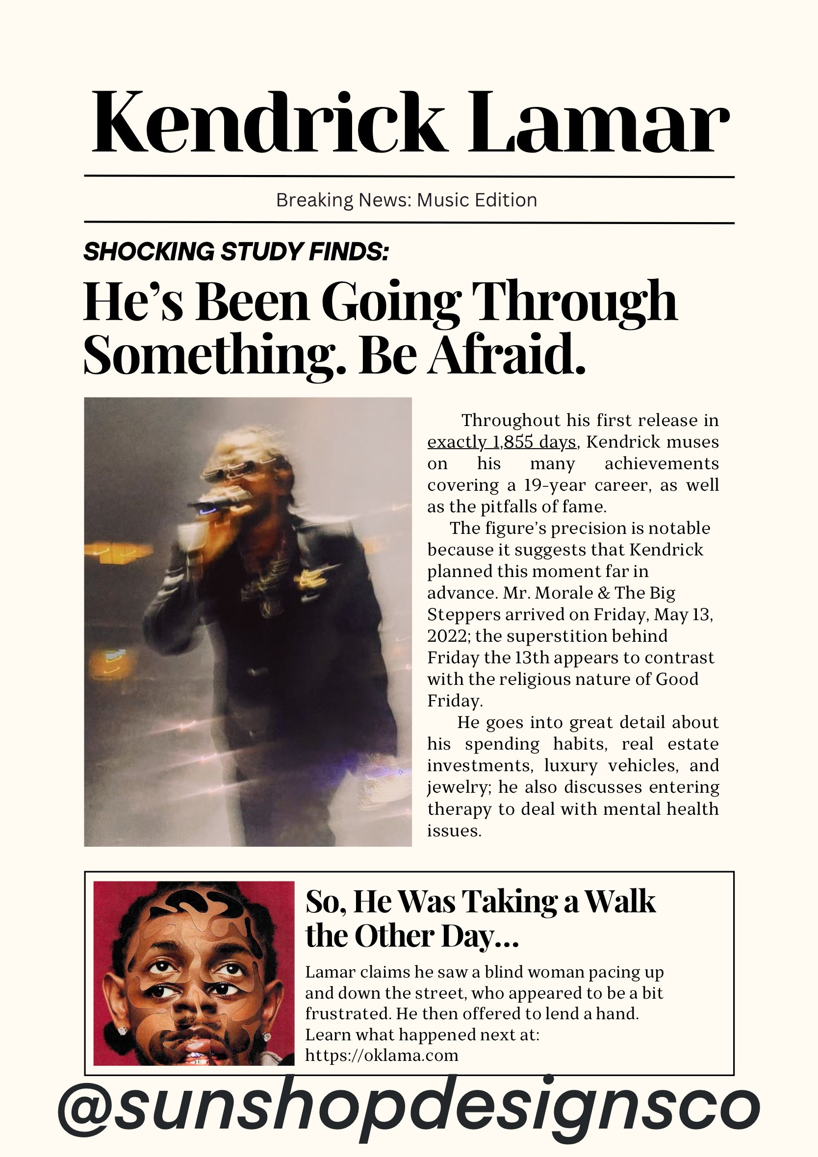 Kendrick Lamar Kendrick Lamar Poster Custom Album Poster - Etsy