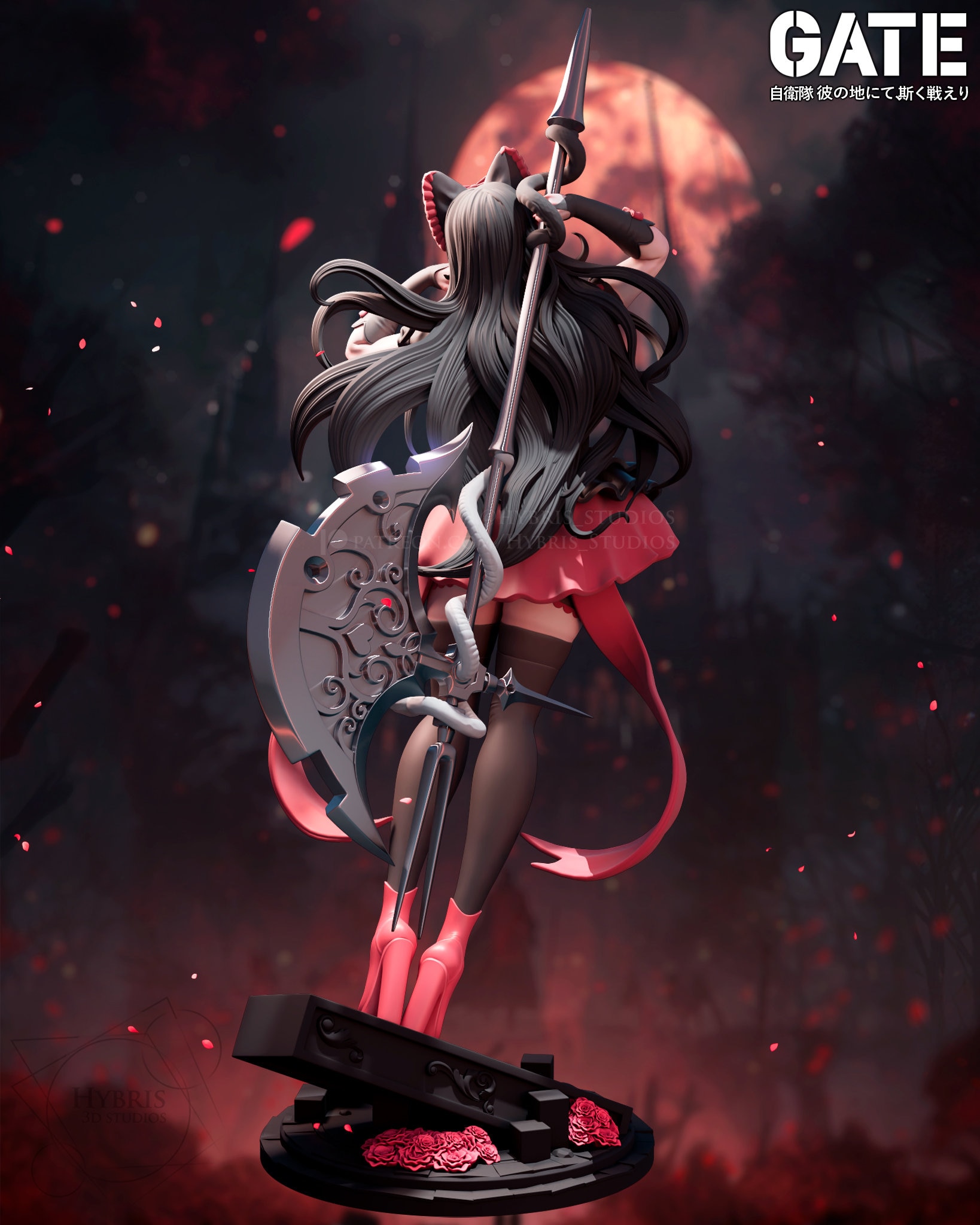 NSFW GATE: Rory Mercury 3D Printing Resin Model, GK Figurine, Game ...