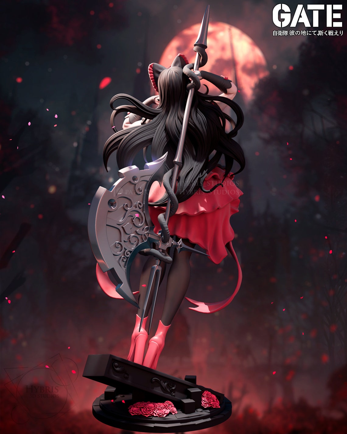GATE: Rory Mercury 3D Printing Resin Model, GK Figurine, Game Miniature ...