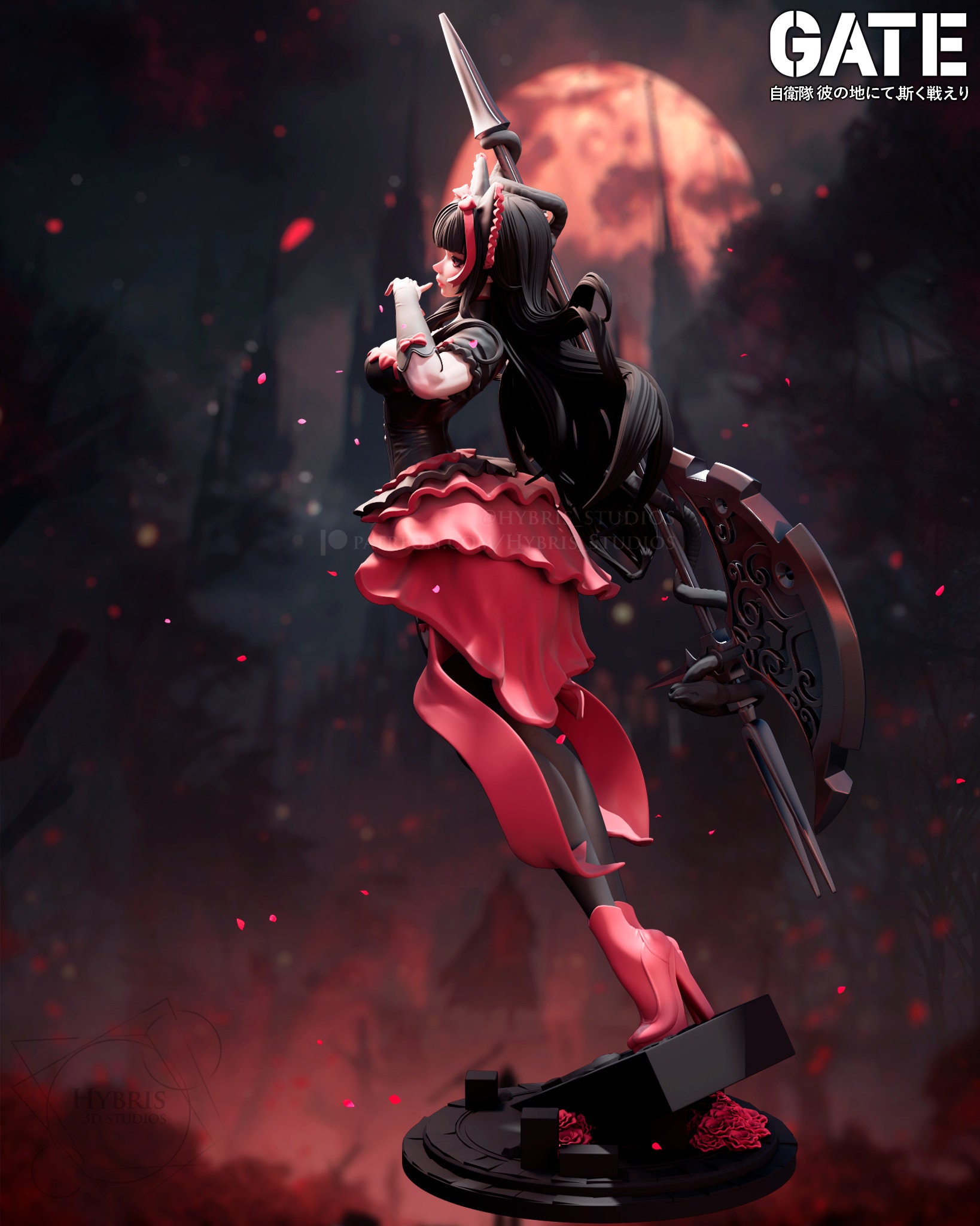 GATE: Rory Mercury 3D Printing Resin Model, GK Figurine, Game Miniature ...