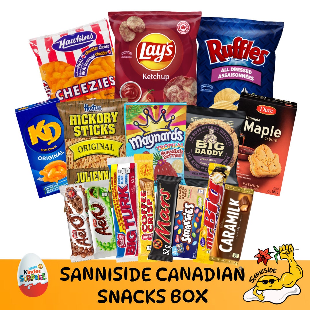Canadian Mystery Snacks Box Mega Assorted Surprise Goodies - Etsy