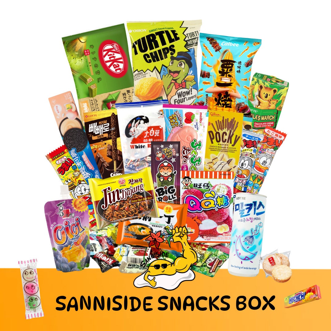 Asian Mystery Snacks Box Variety 10pcs 15pcs 25pcs 35pcs - Etsy