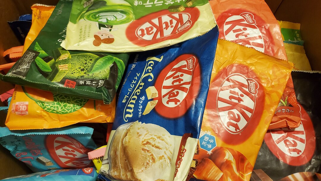 Assorted Mini Japanese Kit Kat Bags - Etsy